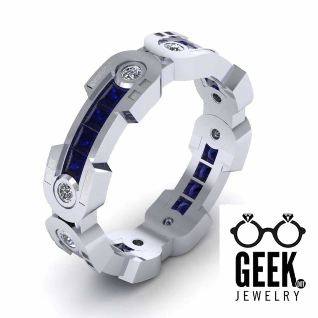 Droid Ring Band Full Leg Band- Gents | Geek Jewelry